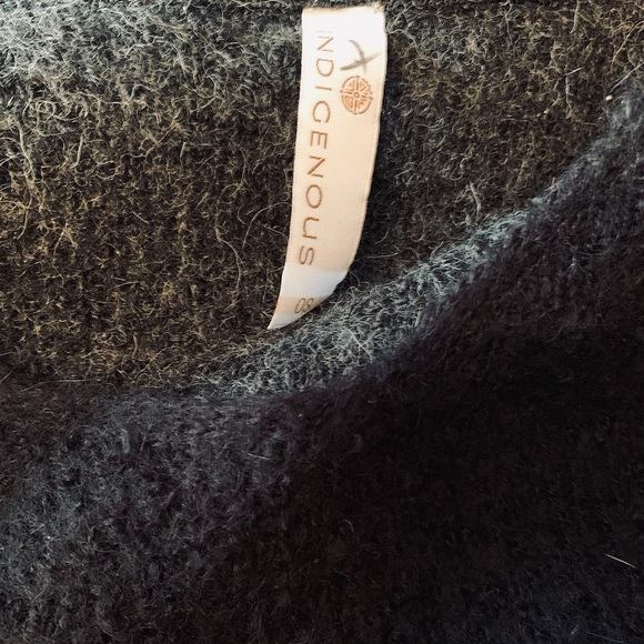 Indigenous | Sweaters | Indigenous Blackgrey Alpaca Oversize Sweater Os ...